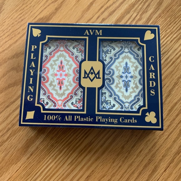 AVM | Games | Avm 0 Plastic Playing Cards | Poshmark